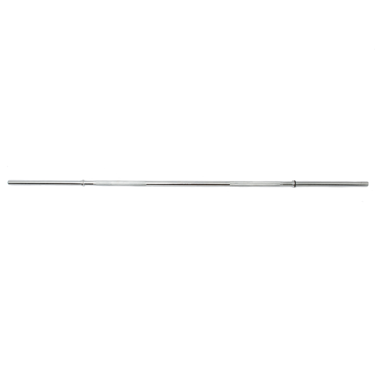 7' Chrome Steel Bar With Fixed Inner Collars - My Sports Shop