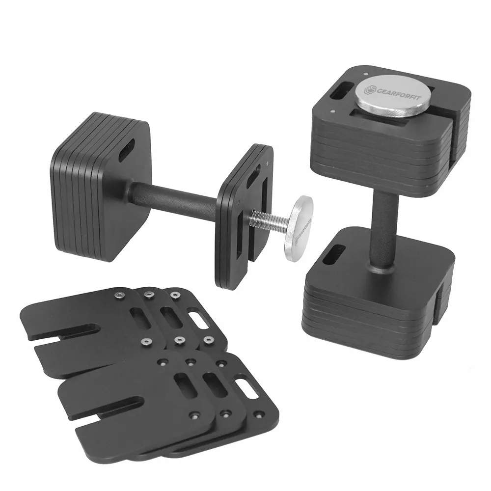 Quick-Lock Adjustable Dumbbells, Set of 2 - 80lbs - My Sports Shop
