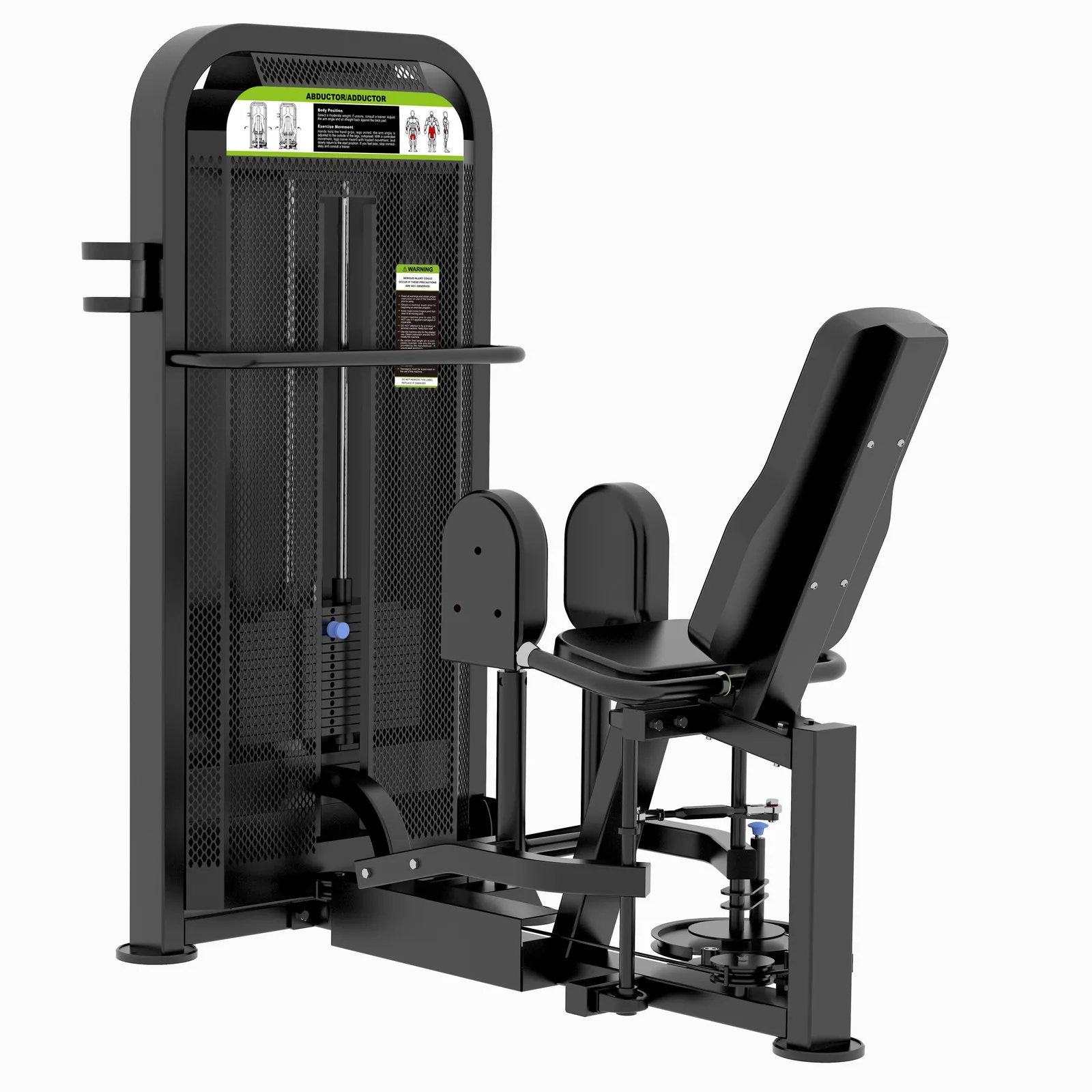 Commercial Abductor & Adductor Machine with 260 lb Stack - My Sports Shop